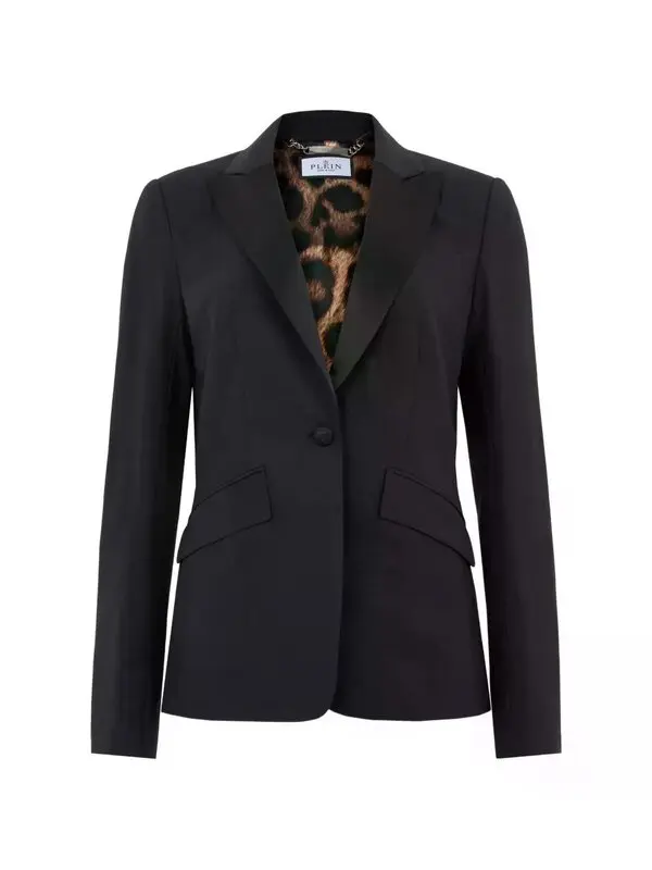 Philipp Plein Single-breasted Peak-lapel Blazer - Black