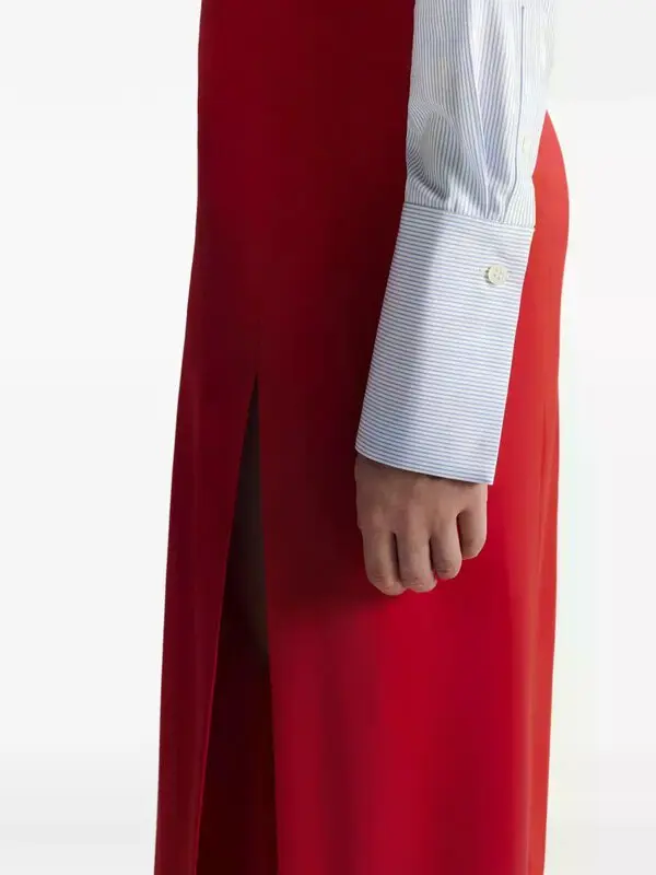 THE ARKOW Lily Side-slit Midi Skirt
