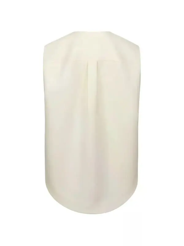 THE ARKOW Leah Curved-hem Vest - Neutrals