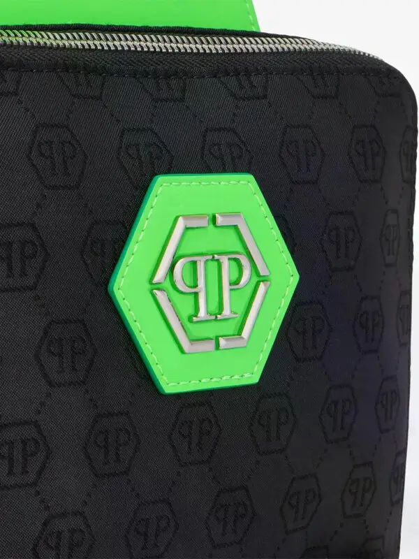 Philipp Plein Jacquard Monogram Messenger Bag