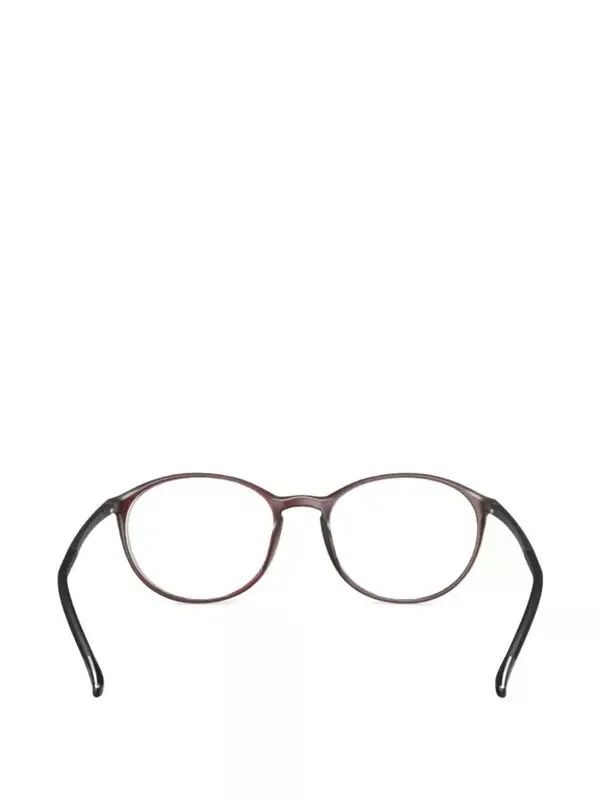 SILHOUETTE Round Frame Eyeglasses - Red