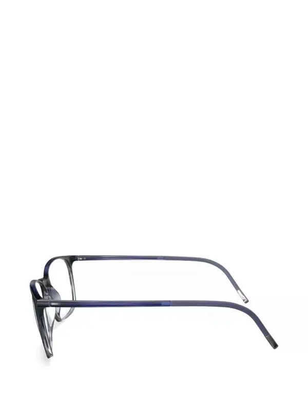 SILHOUETTE Spx Illusion Rectangle Eyeglasses - Black