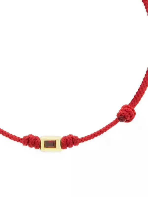 Luis Morais Ruby And Cord Bracelet