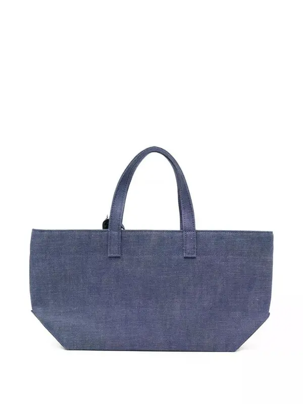 A.p.c. Logo-embroidered Tote Bag - Blue