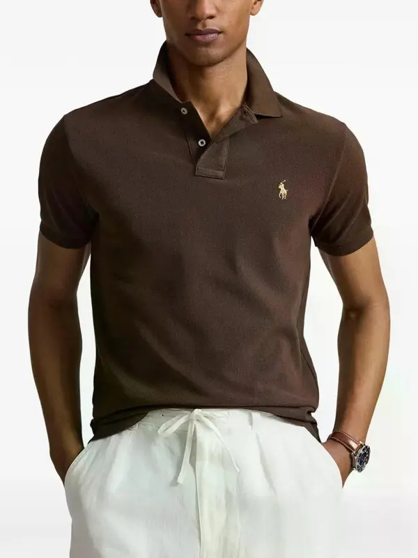 Polo Ralph Lauren Mesh Polo Shirt - Brown