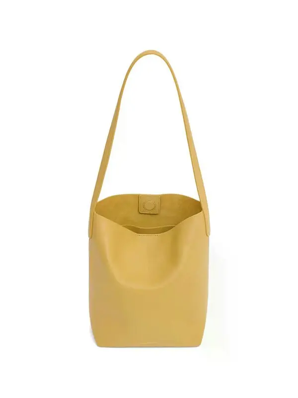 MANSUR GAVRIEL Small Everyday Cabas Leather Shoulder Bag - Yellow