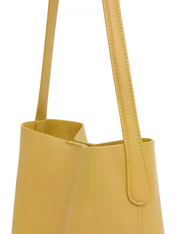 MANSUR GAVRIEL Small Everyday Cabas Leather Shoulder Bag - Yellow