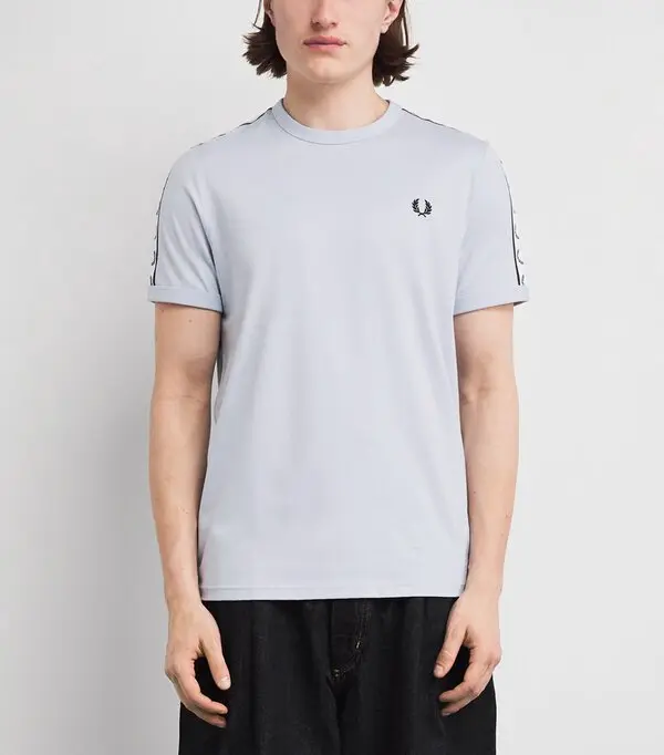 Fred Perry Cotton Tape Ringer T-shirt - Blue