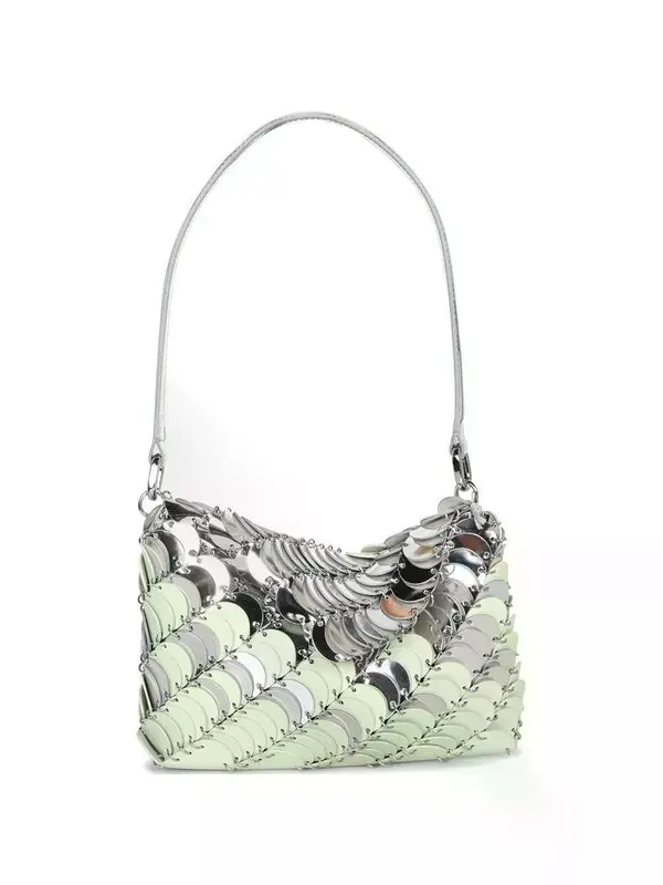 Rabanne Sequin-embellished Shoulder Bag - Silver