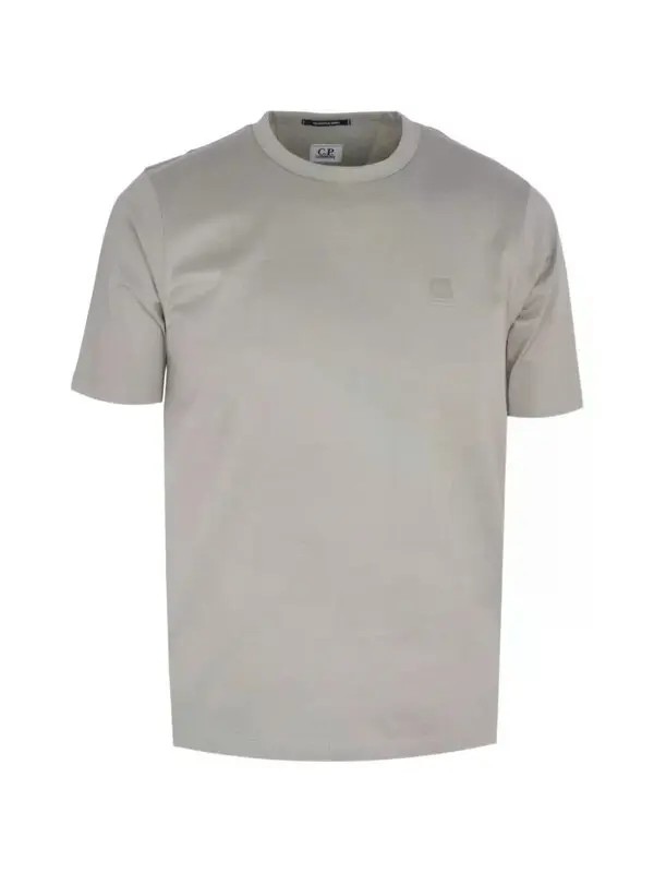C.P. COMPANY Logo-patch T-shirt - Grey