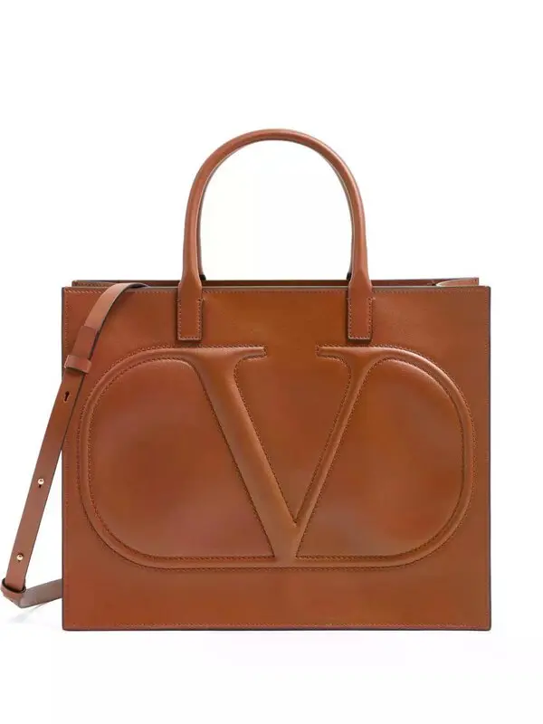 Valentino Garavani Vlogo Walk Shopping Bag - Brown