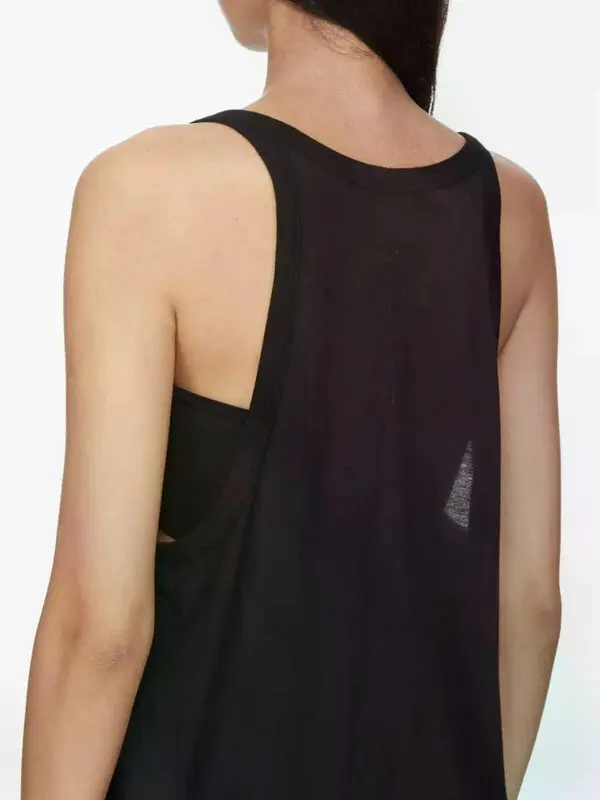 Rick Owens Scoop Neck Cut-out Tank Top