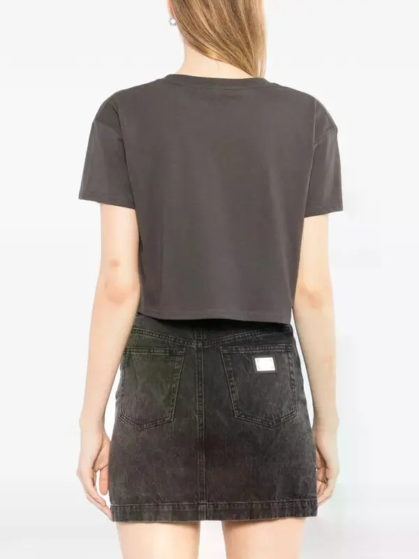 MELT Graphic Print Cropped T-shirt