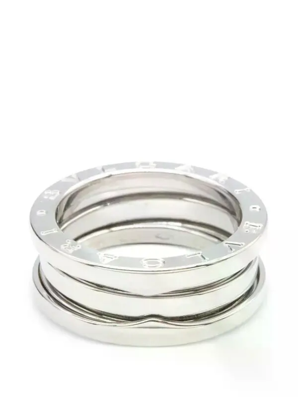 BVLGARI B.zero1 Three-band 18k White Gold Ring - Silver