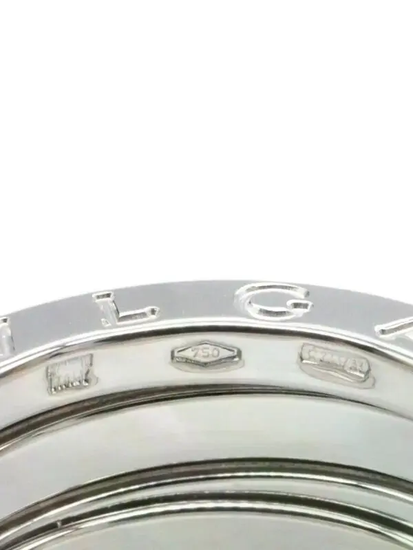 BVLGARI B.zero1 Three-band 18k White Gold Ring - Silver