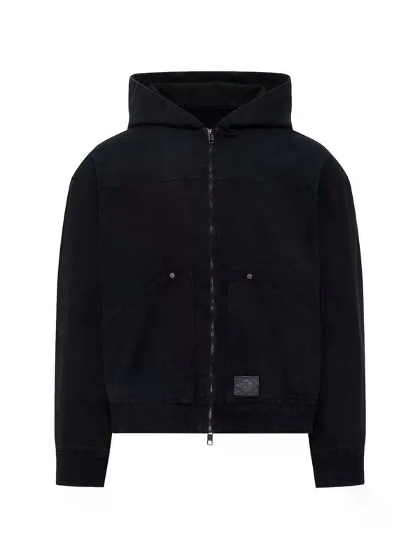 WOOYOUNGMI Hooded Denim Jacket