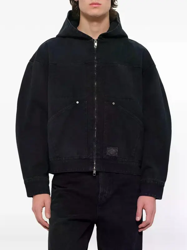 WOOYOUNGMI Hooded Denim Jacket