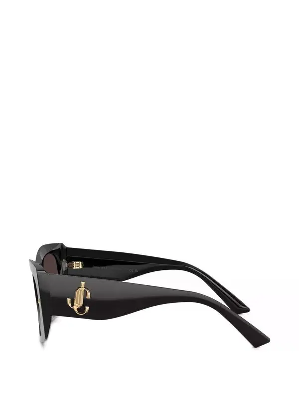 JIMMY CHOO Gabi Logo Detail Sunglasses