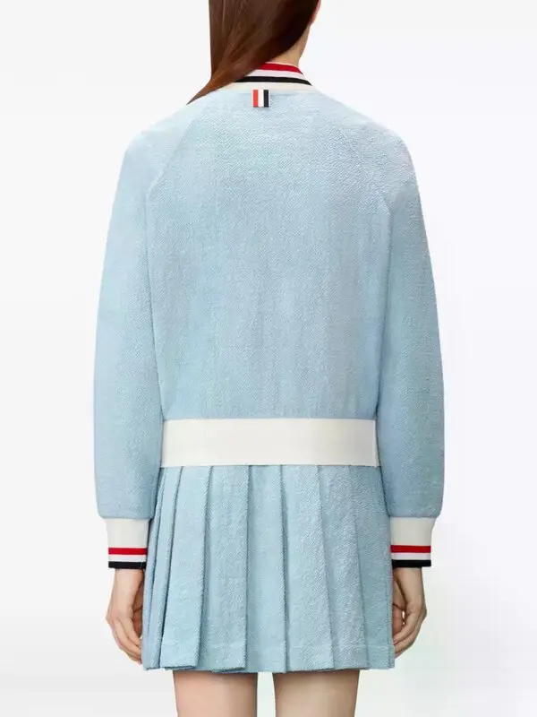 Thom Browne Rwb-stripe Bomber Jacket