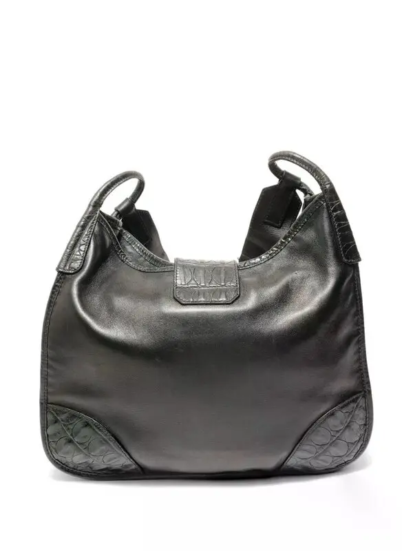 Prada Embellished Leather Shoulder Bag