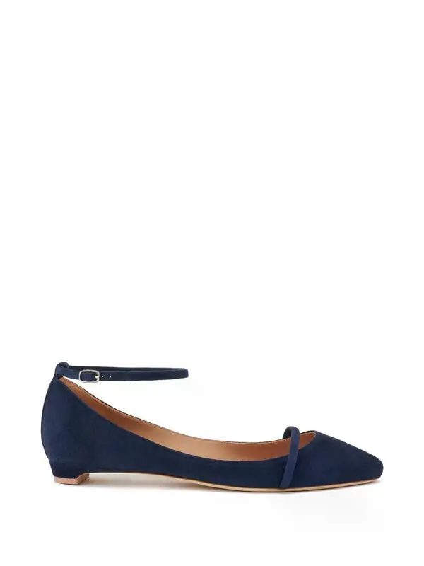 MALONE SOULIERS Mary Ballet Flats - Blue
