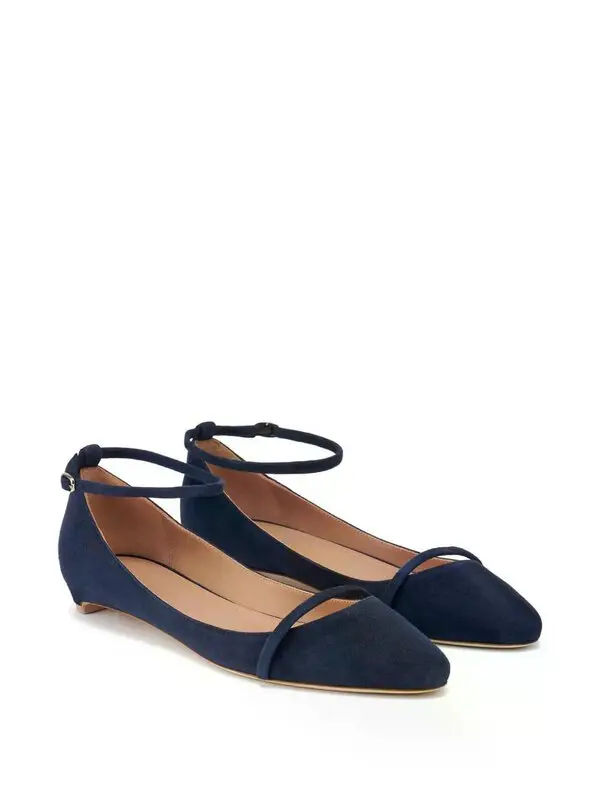 MALONE SOULIERS Mary Ballet Flats - Blue