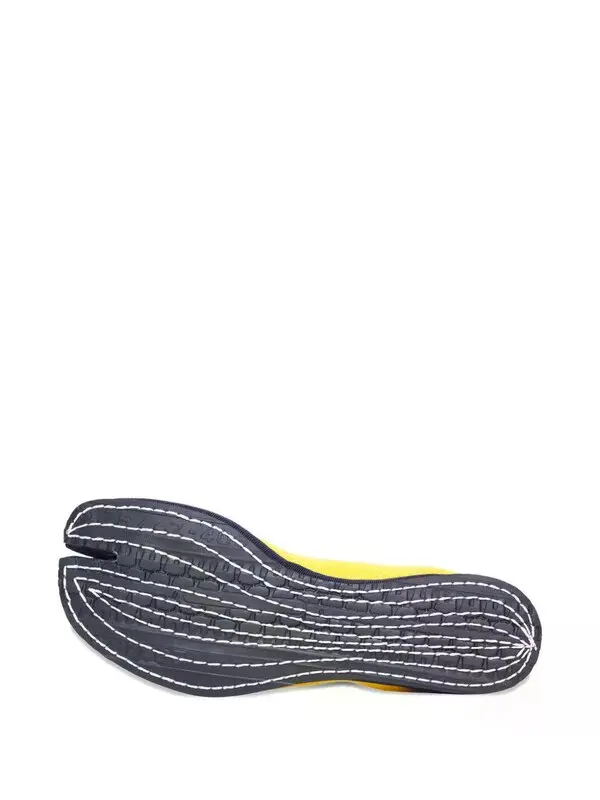 DROGHERIA CRIVELLINI Fu-tabi Mesh Ballet Flats - Yellow