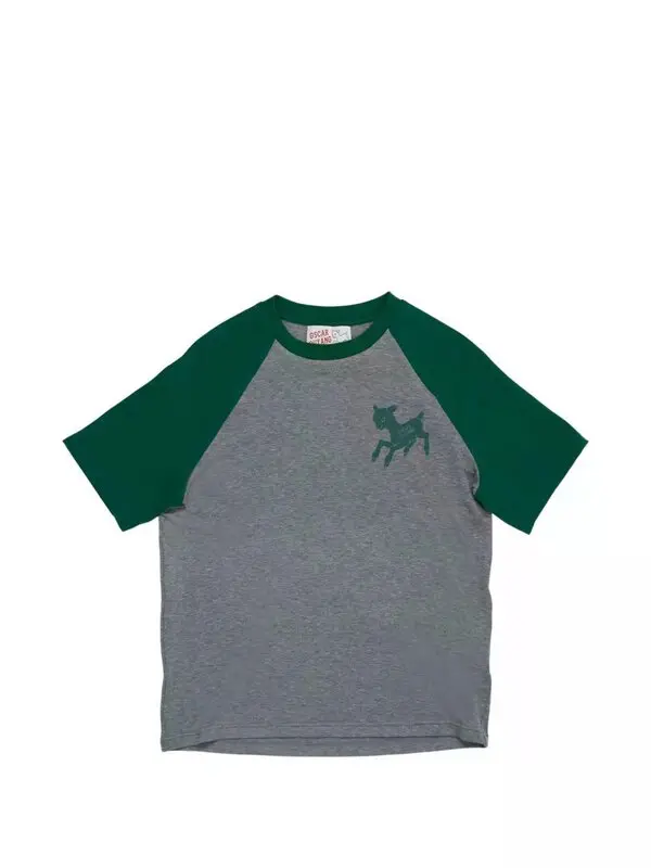 OSCAR OUYANG Raglan-sleeve Graphic-print T-shirt