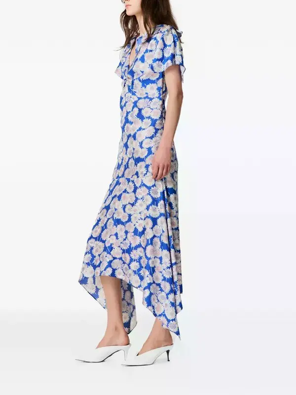 Stella McCartney Daisy Floral-print Silk Midi Dress
