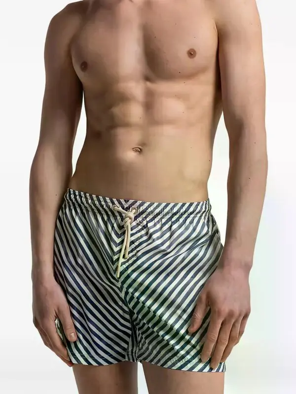 MOSSO SUN WEAR Striped Swim Shorts