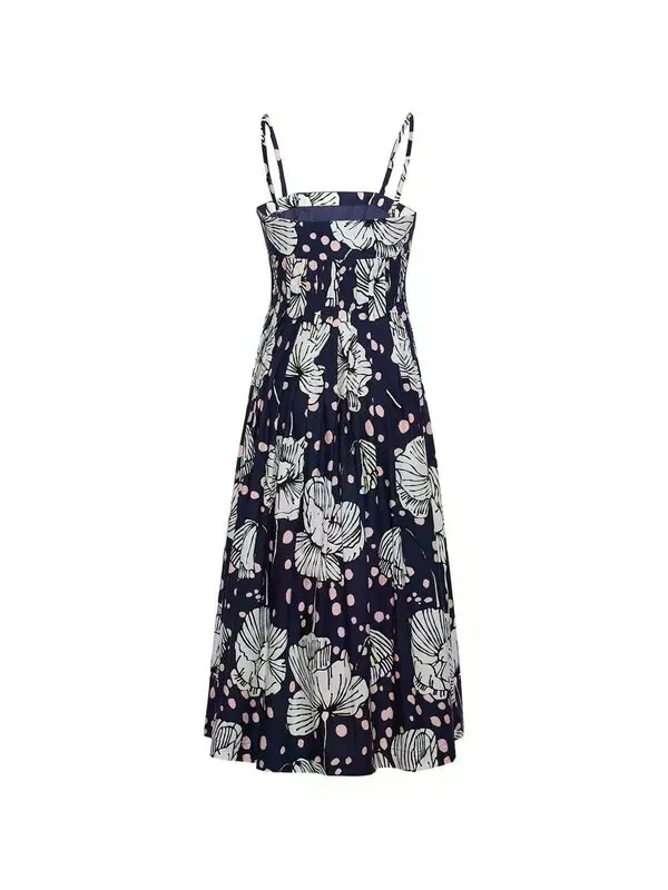 Cara Cara Sea Island Midi Dress - Blue