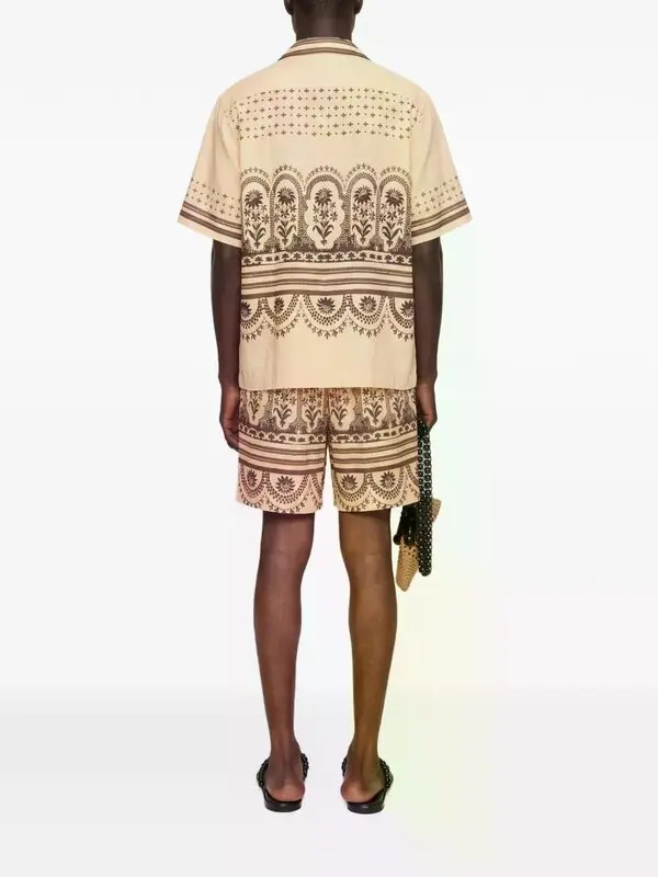 CMMN SWDN Nabil Floral-print Shorts