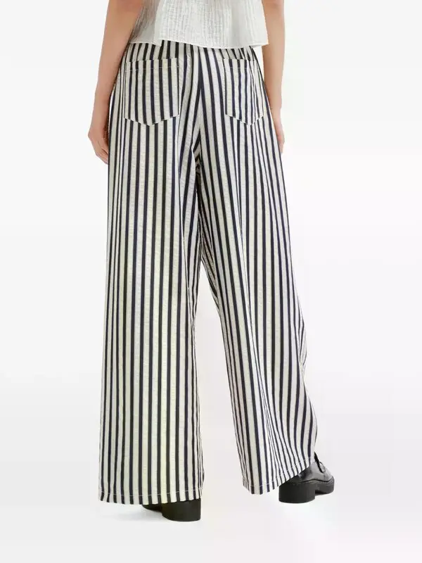 B+AB Striped Wide-leg Trousers