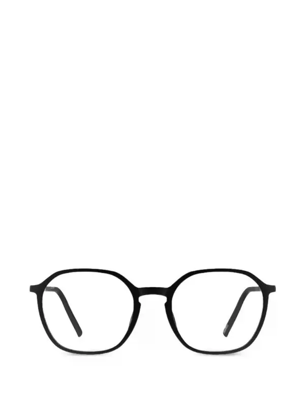 SILHOUETTE Geometric Frame Eyeglasses - Black