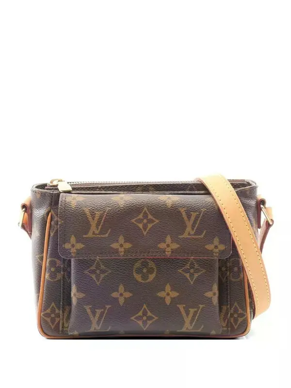 LOUIS VUITTON Monogram Canvas Shoulder Bag - Brown