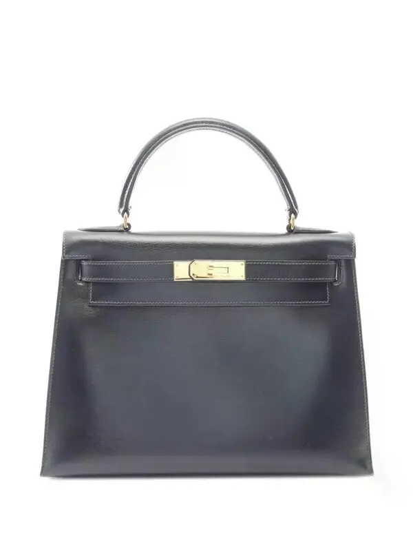 Hermès 1990 28 Kelly Tote Bag - Blue