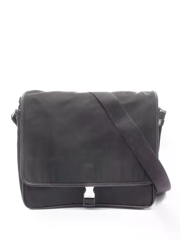 Prada 2000s Shoulder-strap Messenger Bag - Black