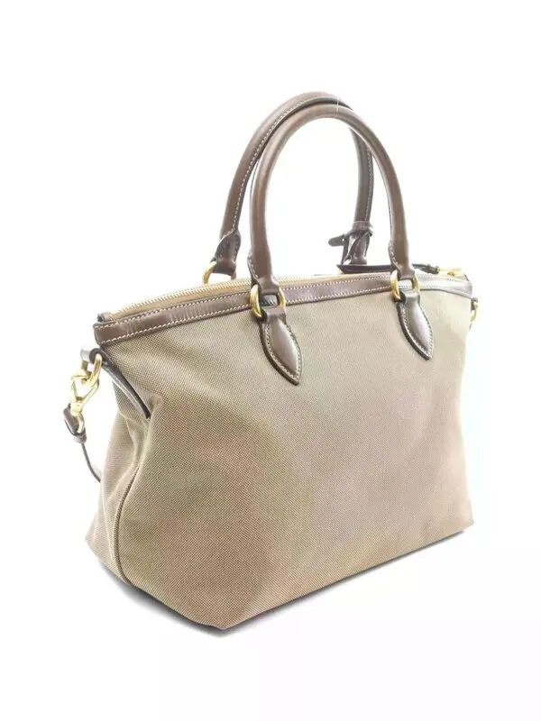 Prada Logo-jacquard Handbag