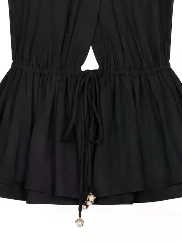 TAYLOR Halterneck Peplum Top