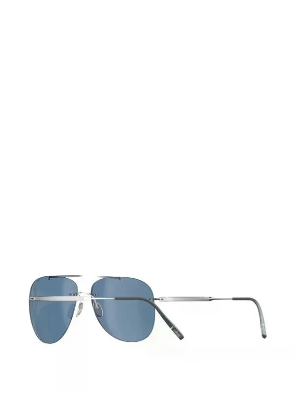 SILHOUETTE Rimless Pilot-frame Sunglasses