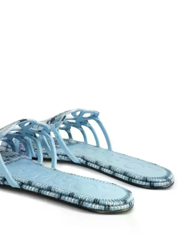 Loewe Petal Anagram Embroidered Sandals