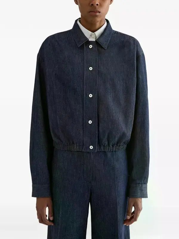 JIL SANDER Elasticated-hem Cotton Jacket