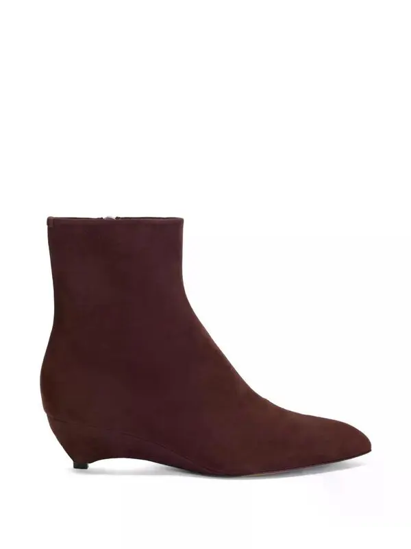 JIL SANDER Pointed-toe Wedge Ankle Boots