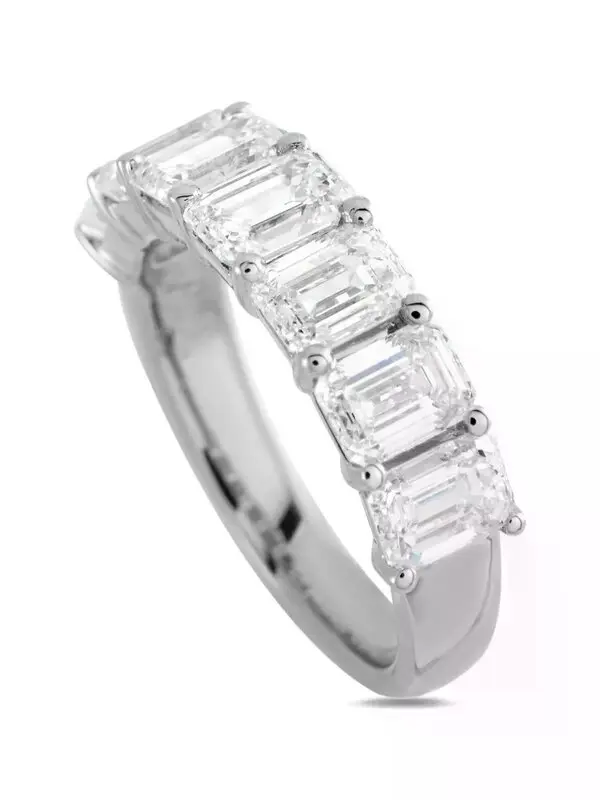 LB EXCLUSIVE Emerald-cut Diamond Ring - Silver