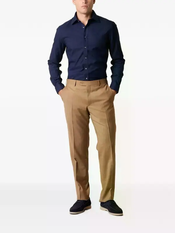 Brooks Brothers Tailored Virgin Wool Trousers