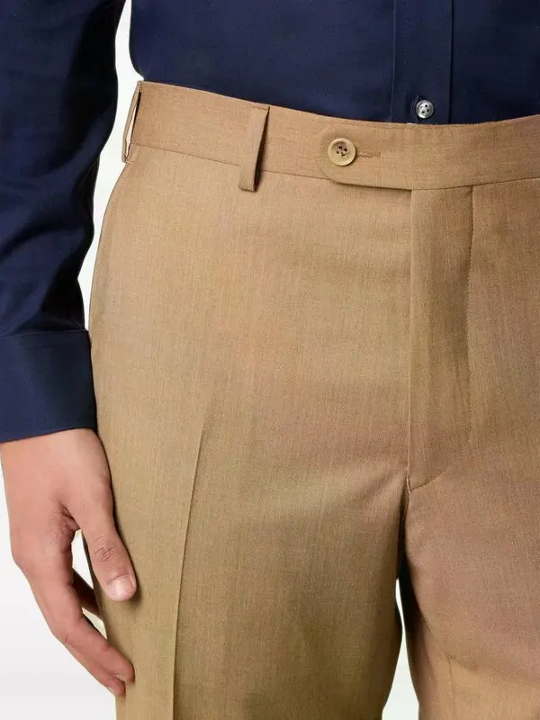 Brooks Brothers Tailored Virgin Wool Trousers