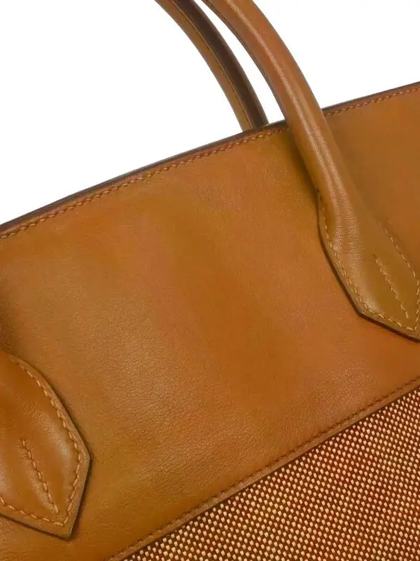 Hermès 1998 40 Birkin Toile H Gulliver Tote Bag