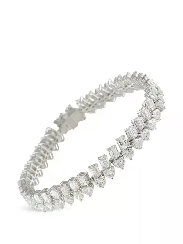 LB EXCLUSIVE 18k White Gold Diamond Bracelet - Silver