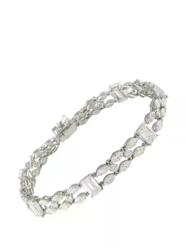 LB EXCLUSIVE 18k White Gold Diamond Bracelet - Silver