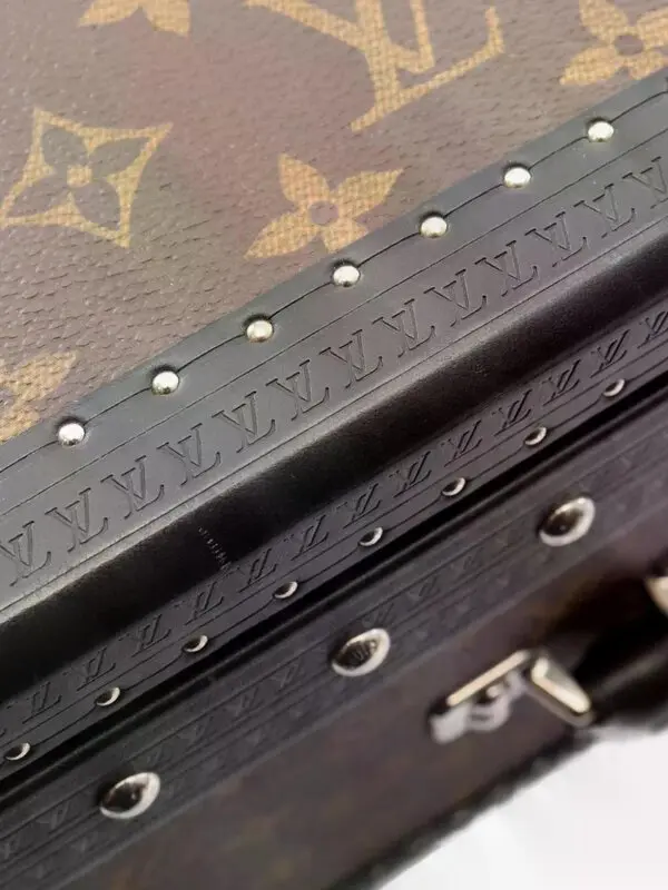 LOUIS VUITTON Alzer 60 Monogram Macassar Trunk Case
